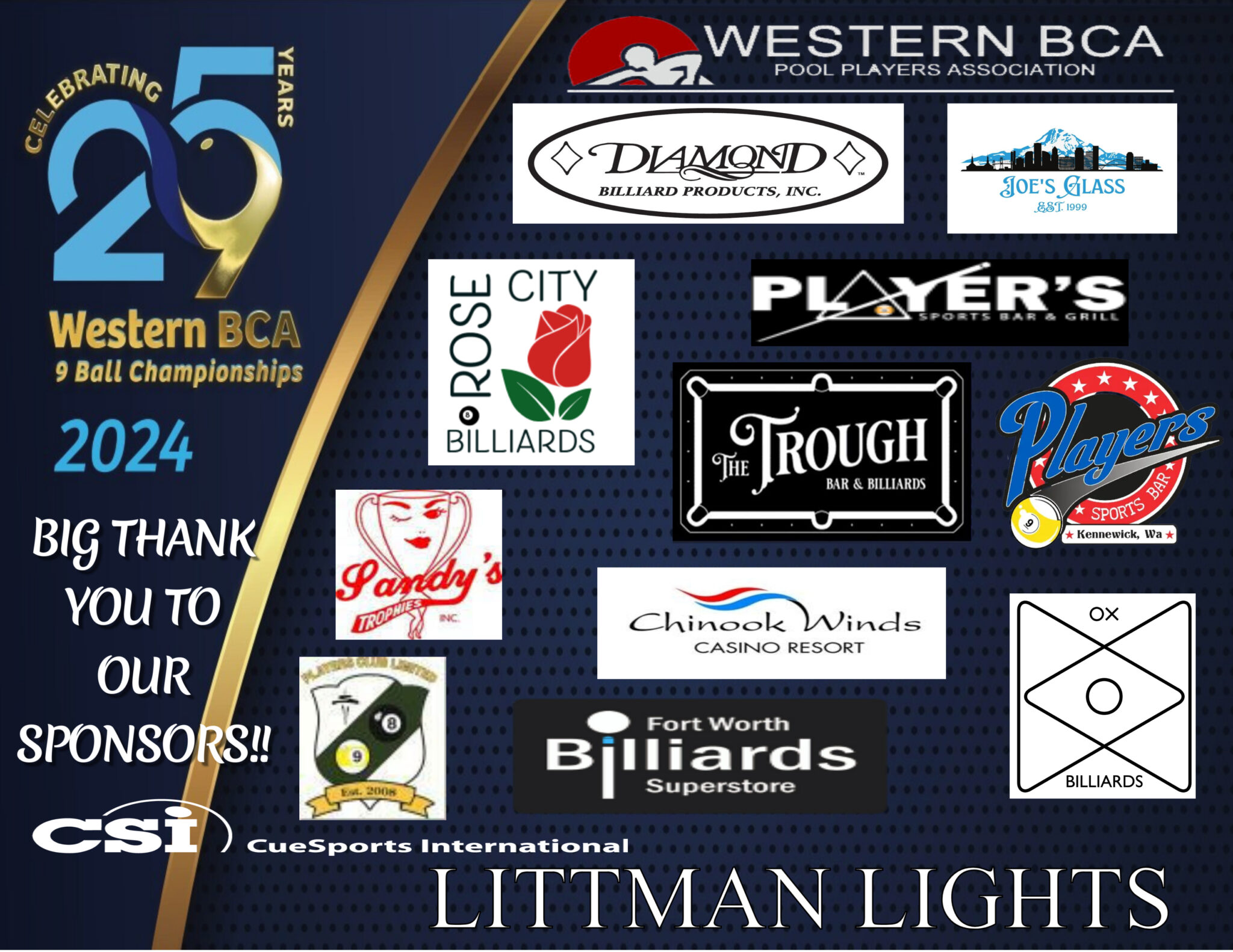 25th Annual 9 Ball Tournament – Western BCA